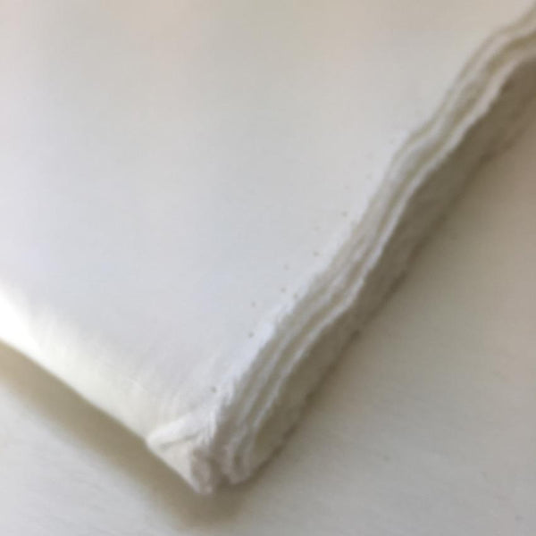 Medium/ Heavy Embroidery Linen White - The Embroiderer